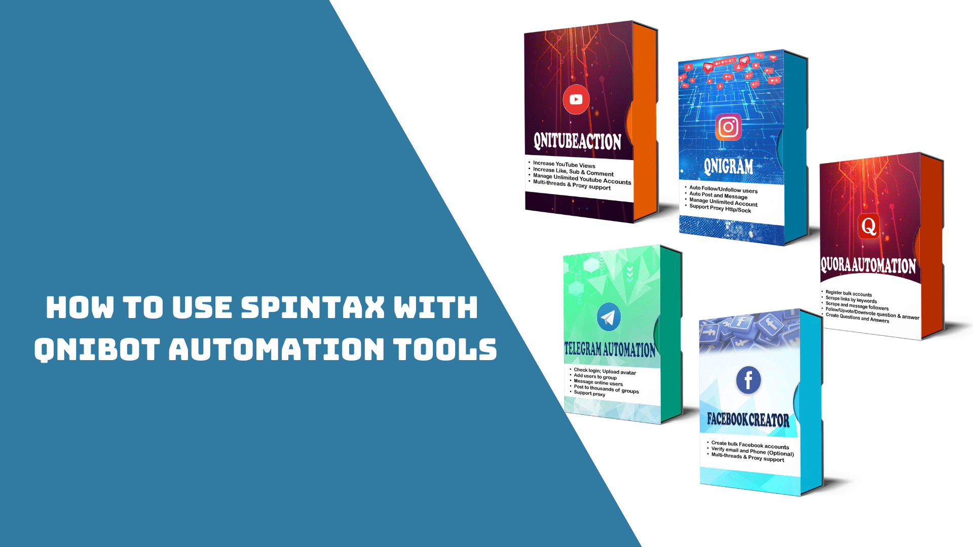 How to use Spintax to diversify content with Qnibot automation tools ...