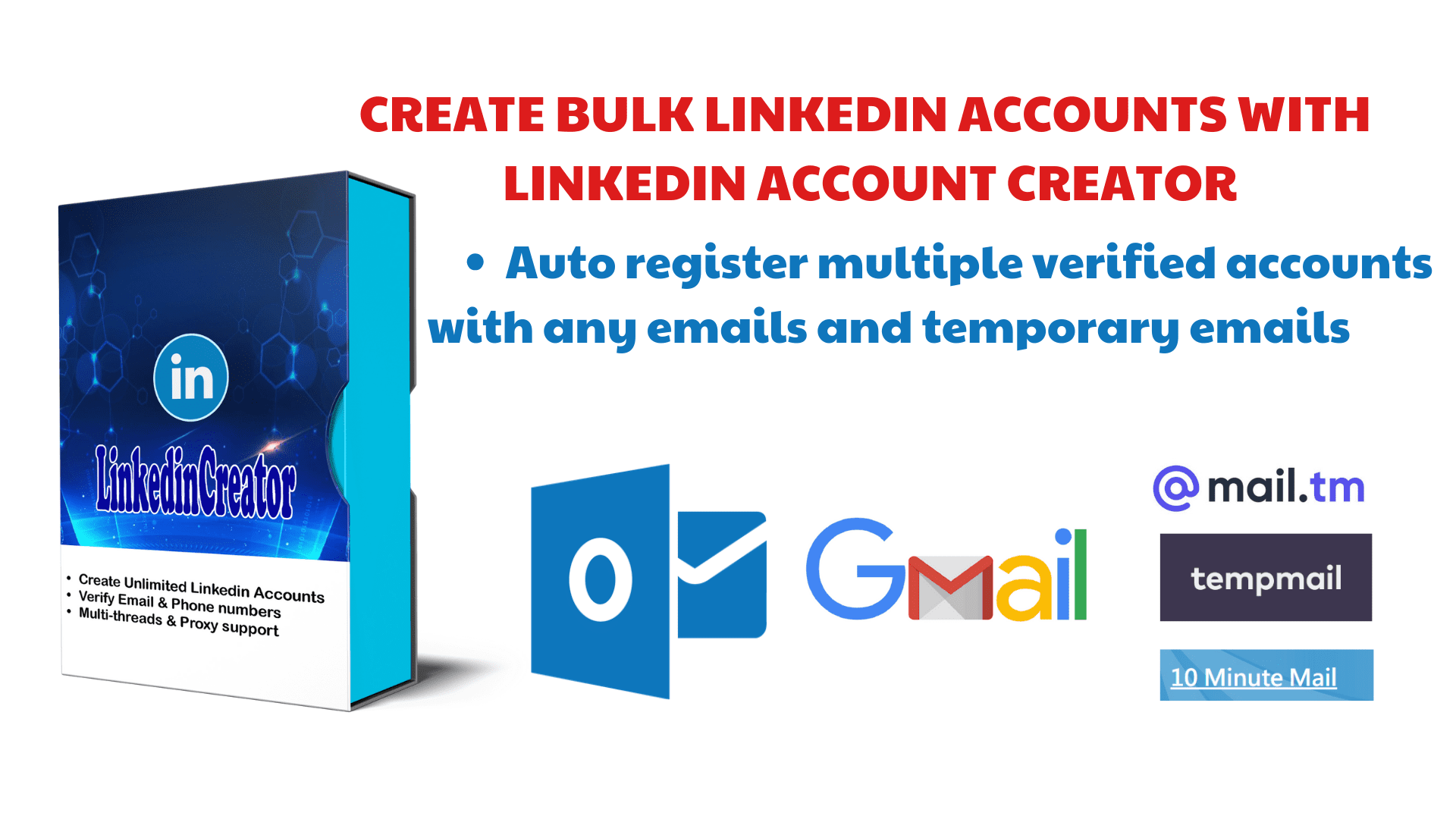 LinkedIn Account Creator - How to create bulk LinkedIn Accounts